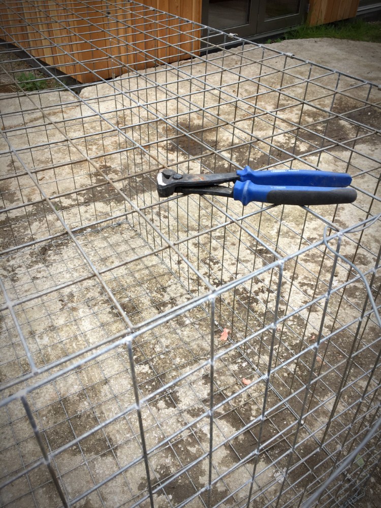 Dry stone walling with gabion baskets – Simply Six Acres